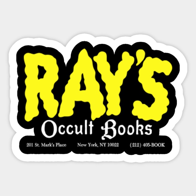 Ray's Occult Books - Ghostbusters - Sticker | TeePublic