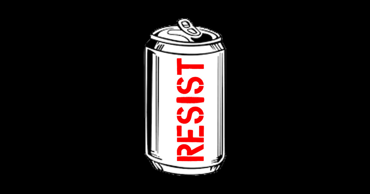 Resist wearing this shirt - Resist - Sticker | TeePublic