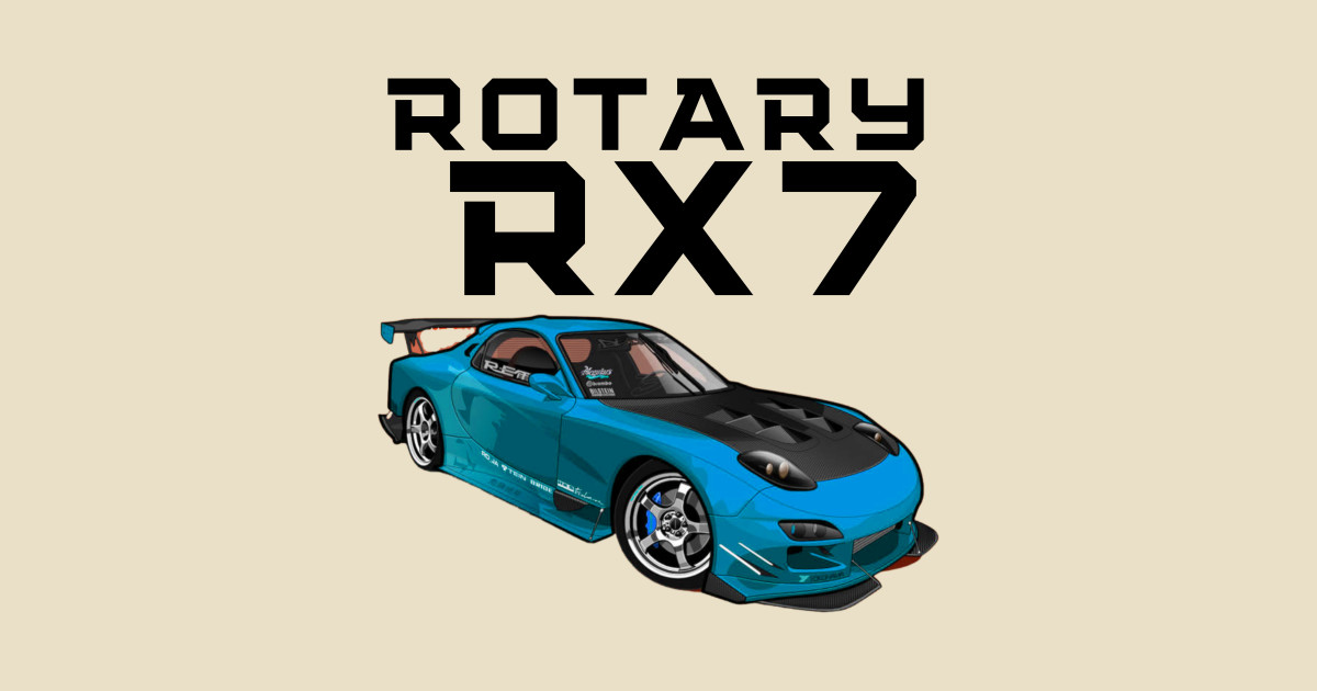 Rotary RX7 FD - Rx7 - T-Shirt | TeePublic