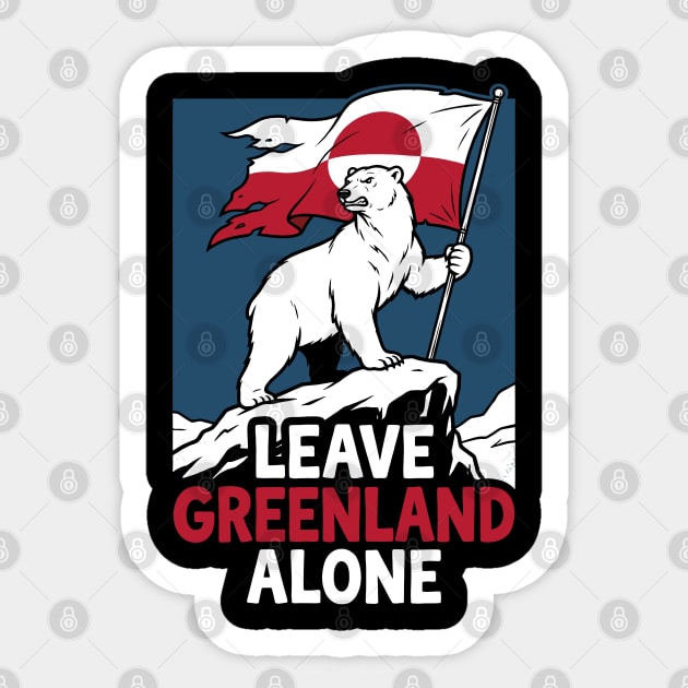 Leave Greenland Alone Bear Flag Greenlanders Supports - Greenland ...