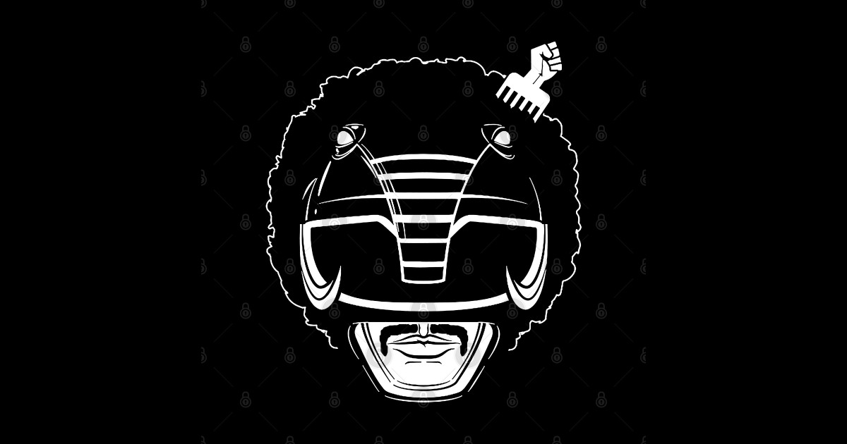 Black Power Ranger - Black Power Ranger - Sticker | TeePublic
