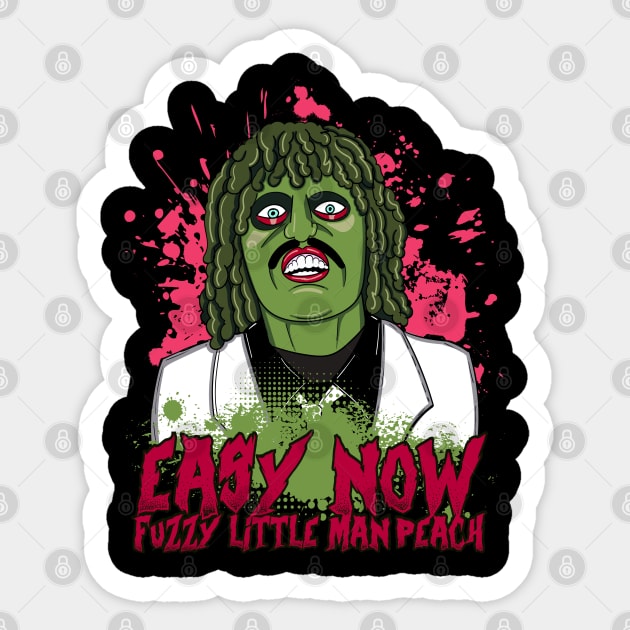 Old Gregg - Easy Now Fuzzy Little Man Peach Quote - The Mighty Boosh ...