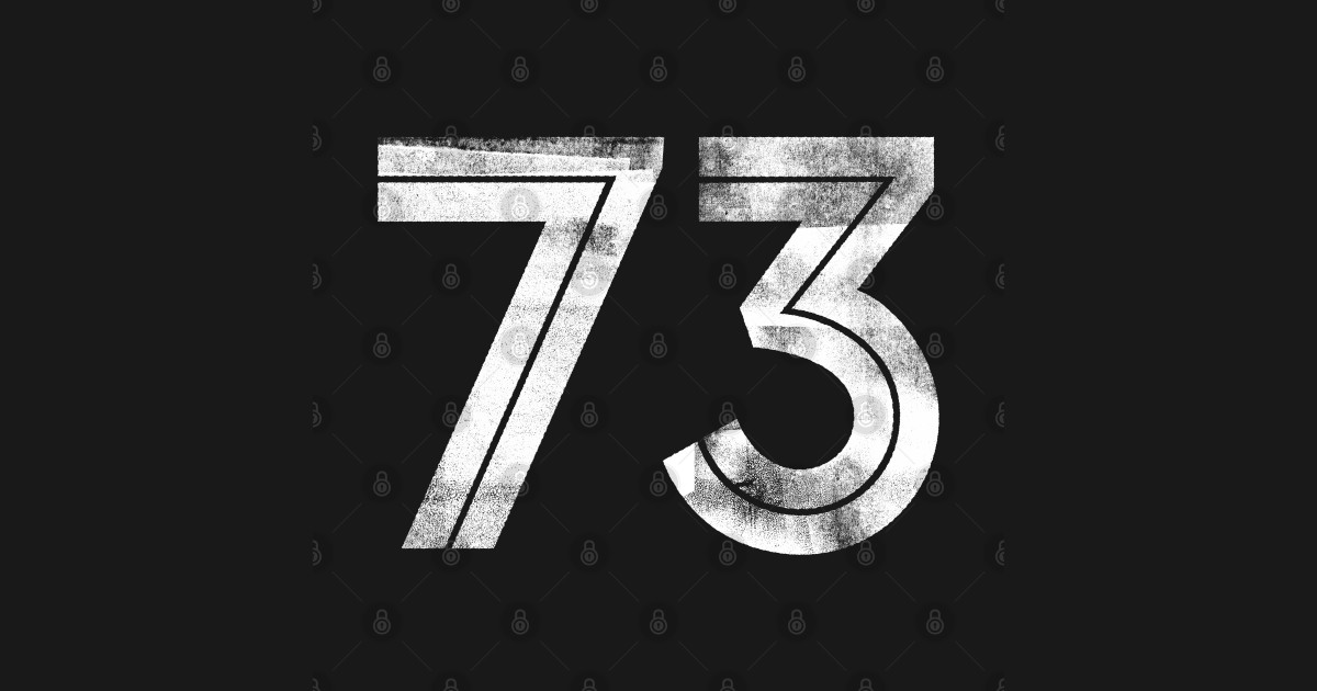73 Ink-Rolled Prime Number - 73 - Kids T-Shirt | TeePublic