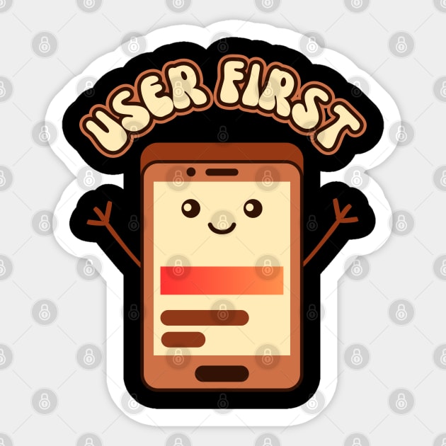 Cute UX-UI - Ux Designer - Sticker | TeePublic