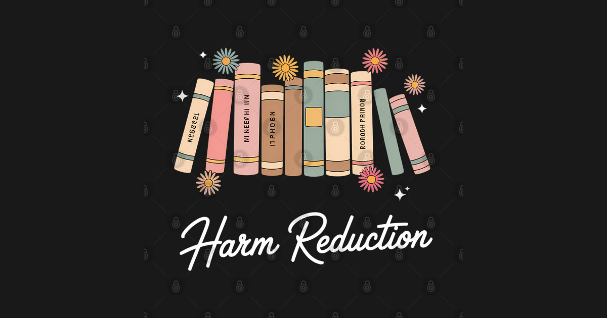 Harm Reduction Floral Book Overdose Awareness Nurse - Harm Reduction ...