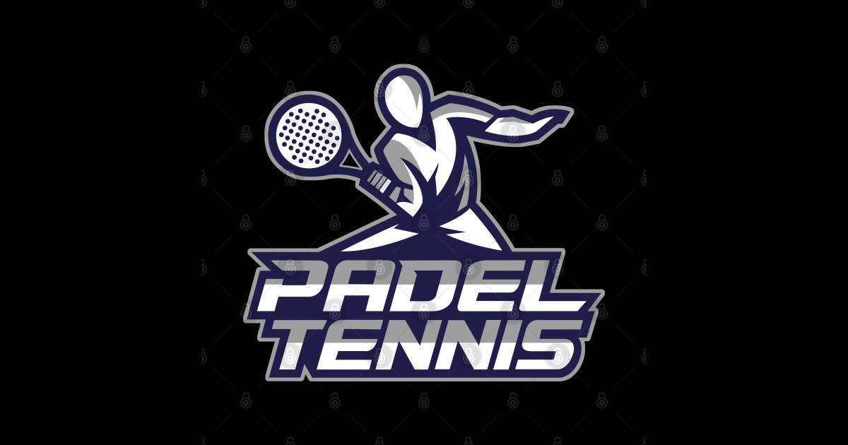 Padel Tennis Player Logo - Padel Tennis - Sticker | TeePublic