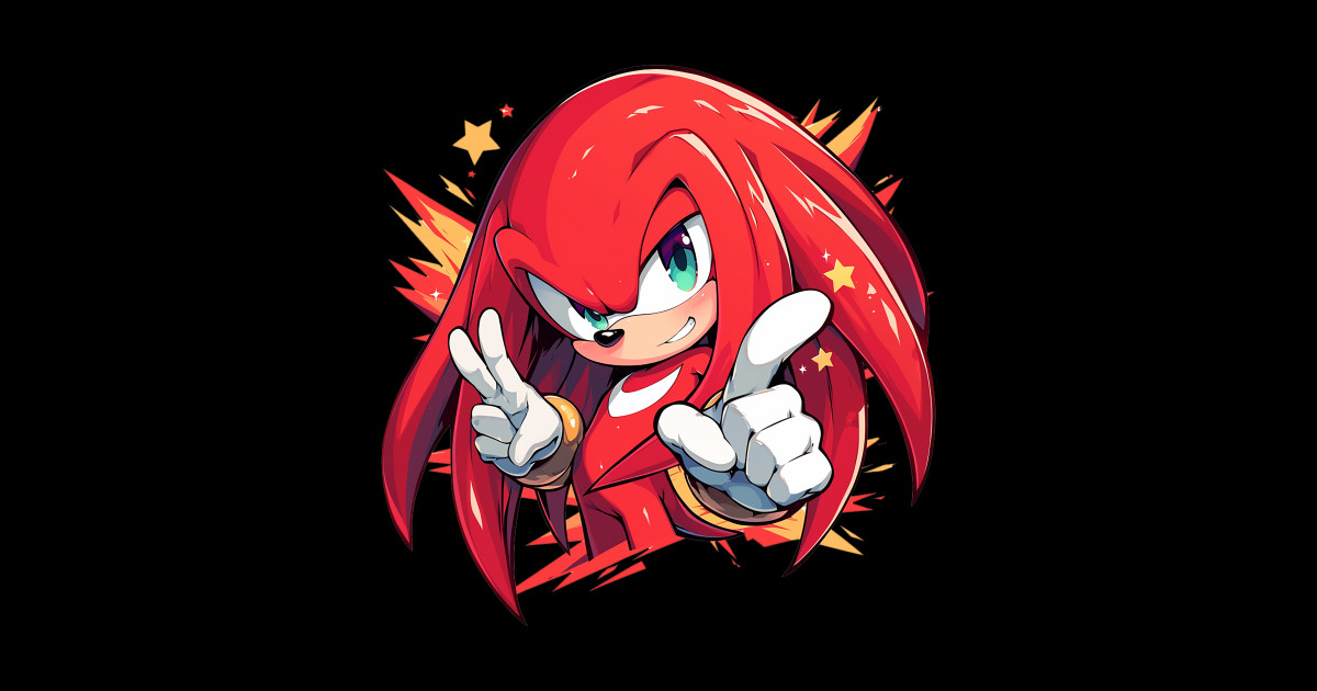 knuckles - Knuckles - Sticker | TeePublic