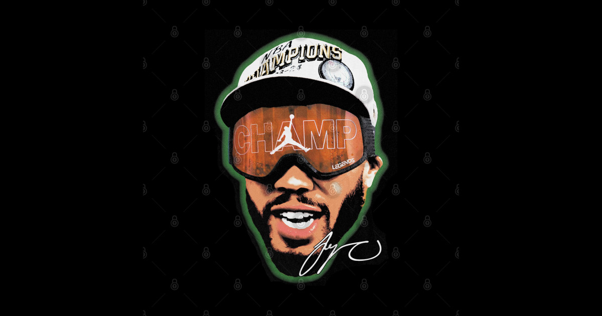 Jayson Tatum Champagne Goggles - Jason Tatum - Sticker | TeePublic