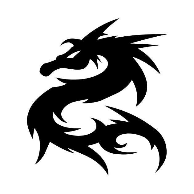 Simple Dragon - Dragon - T-Shirt | TeePublic