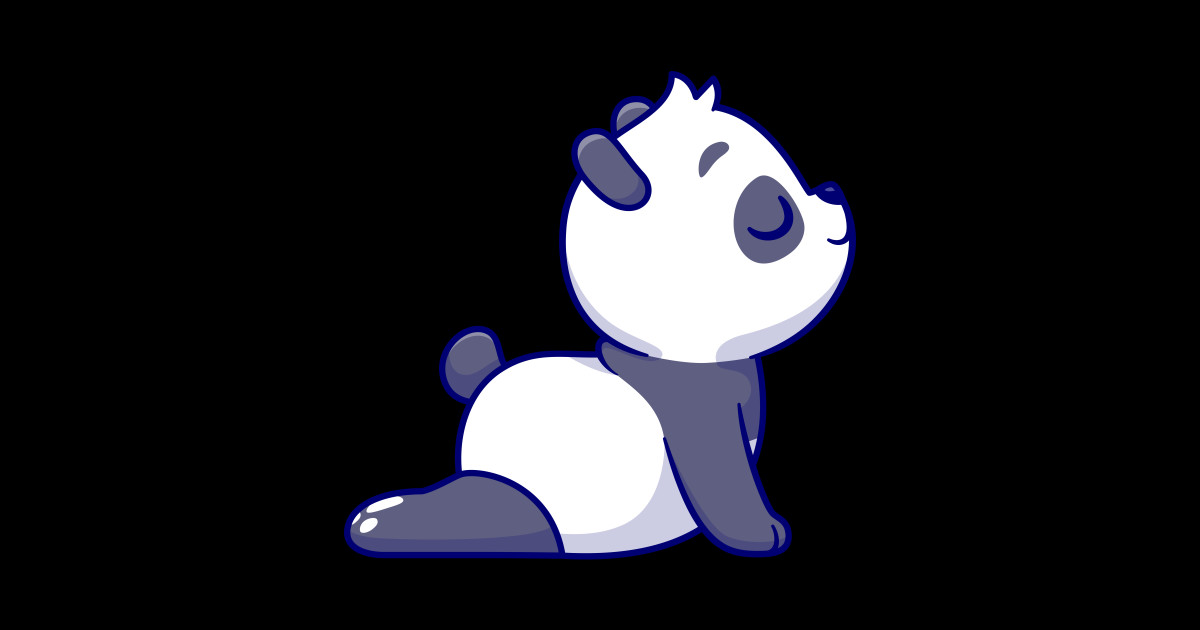 Cute Panda Stretching Yoga Cartoon - Cute Panda Stretching Yoga Cartoon ...