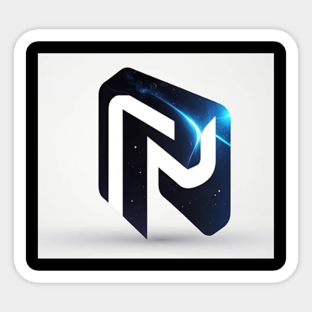 Simple N-Logo - Simple N - Sticker | TeePublic