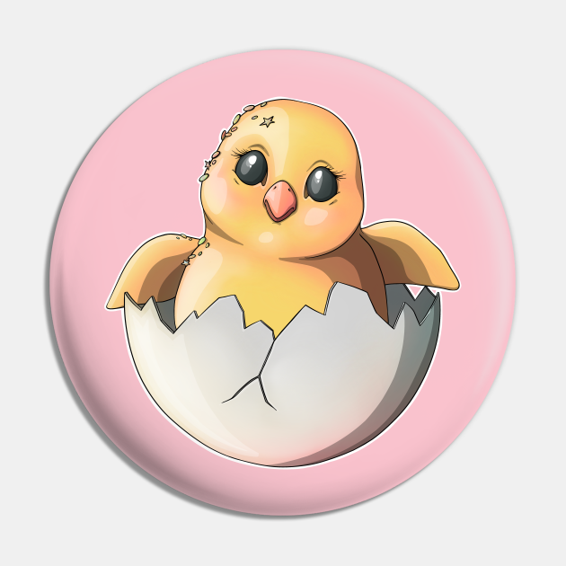 Reva Prisma hatching chick emoji - Hatching Chick Emoji - Pin | TeePublic