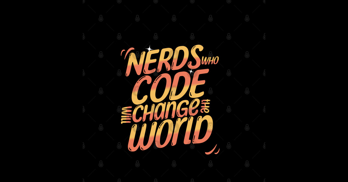 Nerds Who Code Will Rule The World - Coding Humor - Sticker | TeePublic