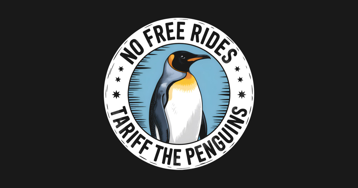 Funny Penguins Against Tariffs Liberation Day - Funny Penguins - T ...
