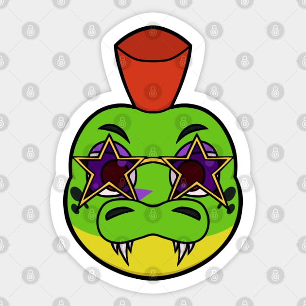 Montgomery Gator - FNaF - Five Nights At Freddys - Sticker | TeePublic