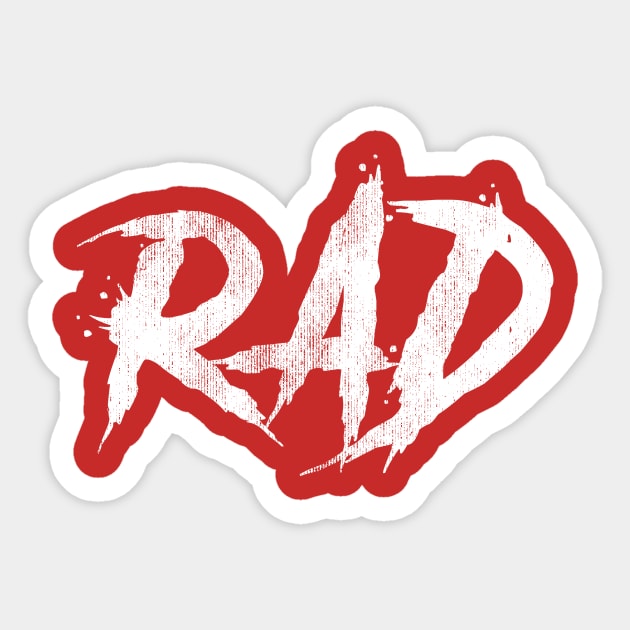 RAD - Bmx - Sticker | TeePublic