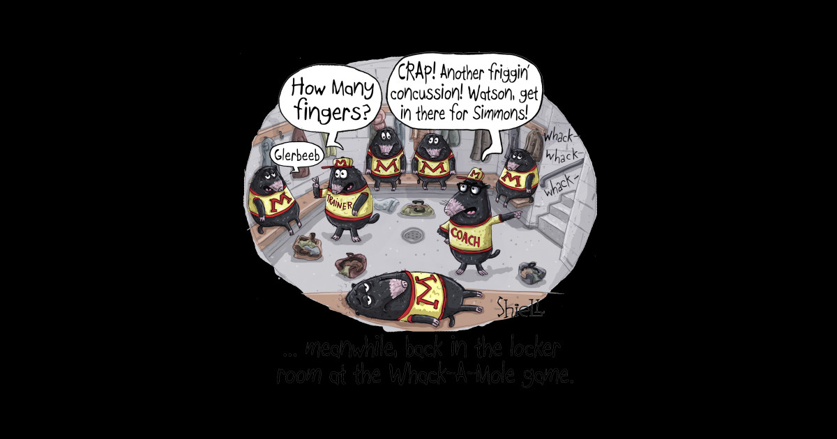 Whack-A-Mole - Whackamole - Sticker | TeePublic