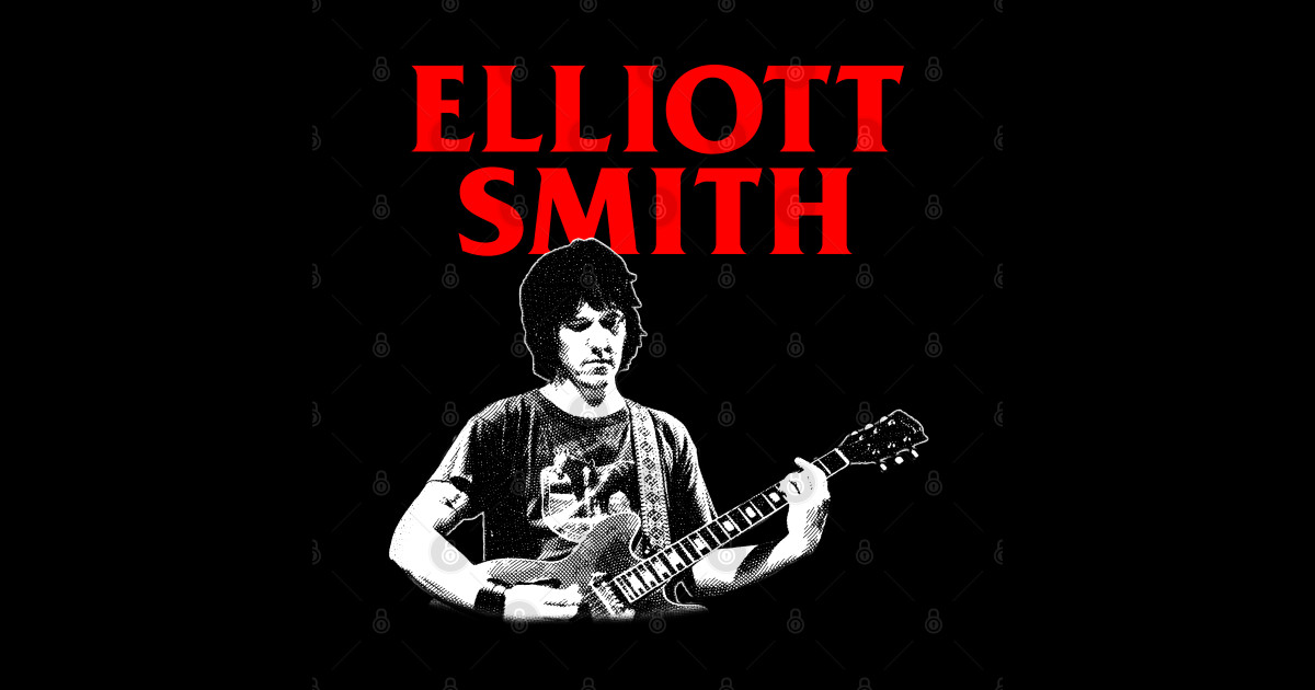 Elliott Smith - Engraving - Elliott Smith - Sticker | TeePublic
