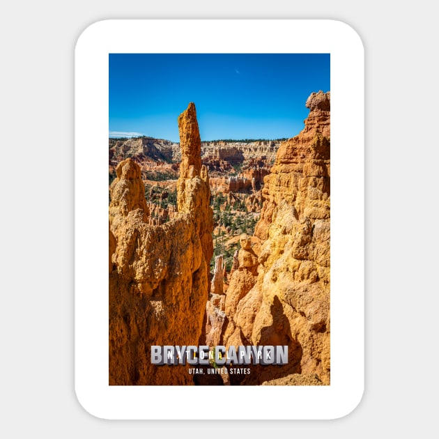 Bryce Canyon National Park - Bryce Canyon National Park - Sticker ...