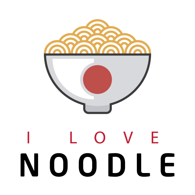 I Love Noodle - Noodles - T-Shirt | TeePublic