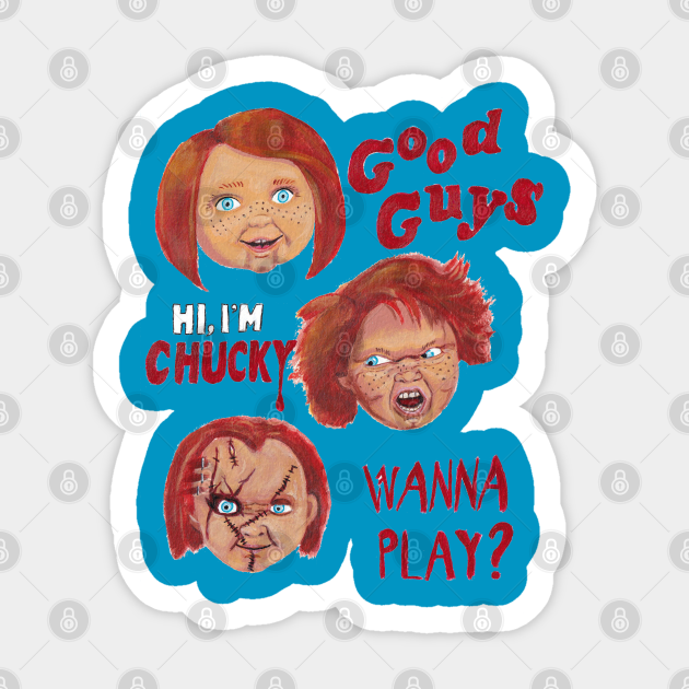Chucky Doll Faces - Chucky - Sticker | TeePublic
