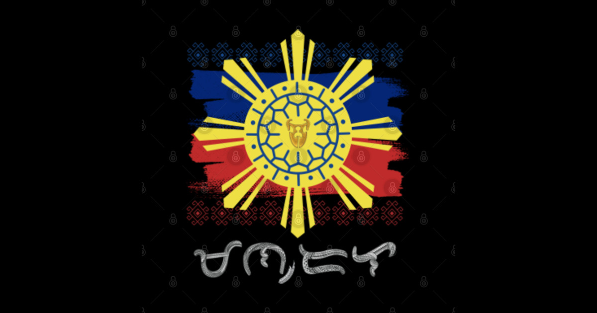Philippine Flag/Sun / Baybayin word Mandala (Mandirigma ng Dangal ng ...