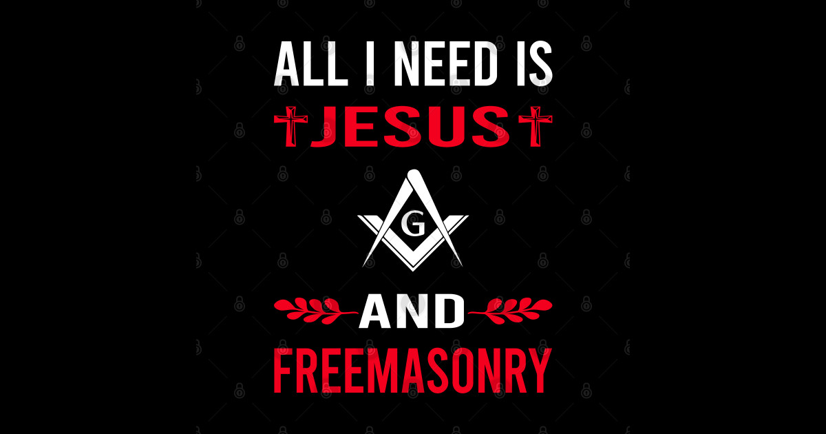 I Need Jesus Freemasonry Freemason Masonry - Freemasonry - Sticker ...