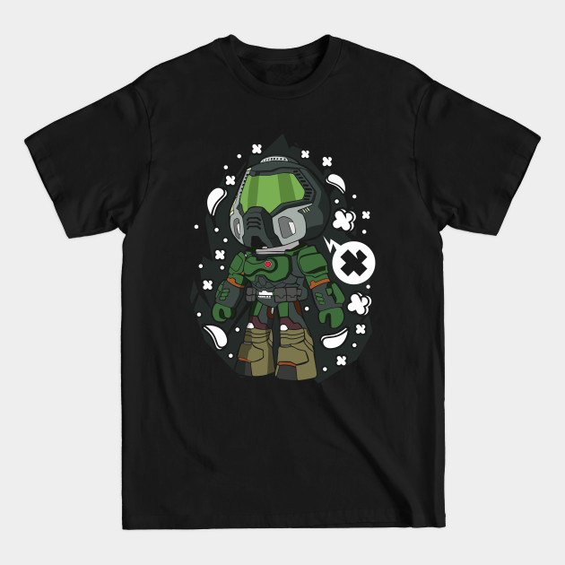 Doomguy Pop Culture - Doomguy - T-Shirt sold by Dzinh Nguyen | SKU ...