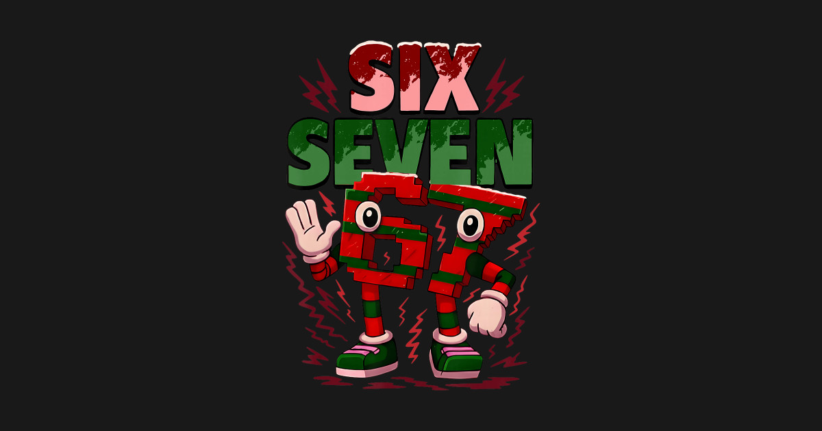 Six Seven Italian Brainrot Meme Christmas Fun Design - Six Seven Meme ...