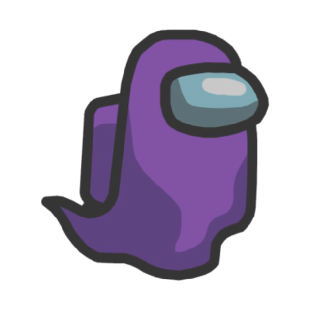 Among Us Purple Ghost - Among Us - T-Shirt | TeePublic