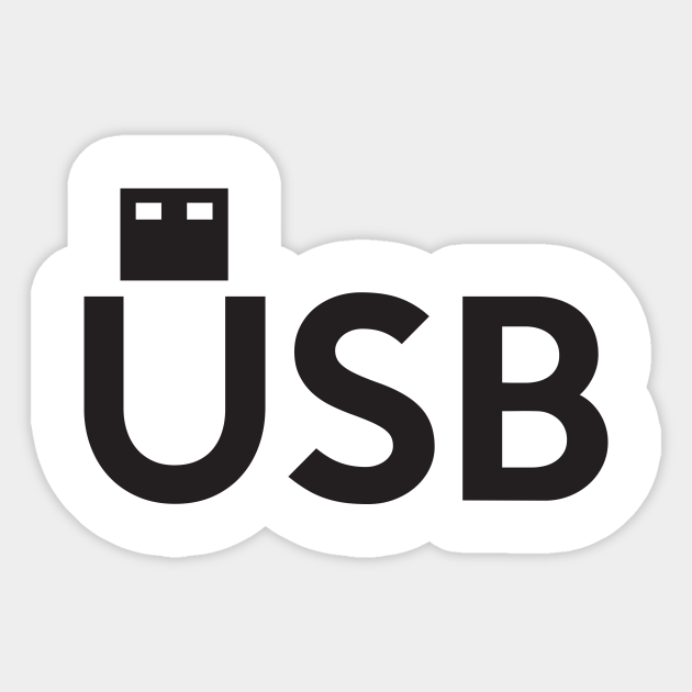 USB - Usb - Sticker | TeePublic