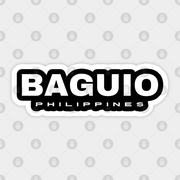Baguio Philippines - Baguio - Sticker | TeePublic
