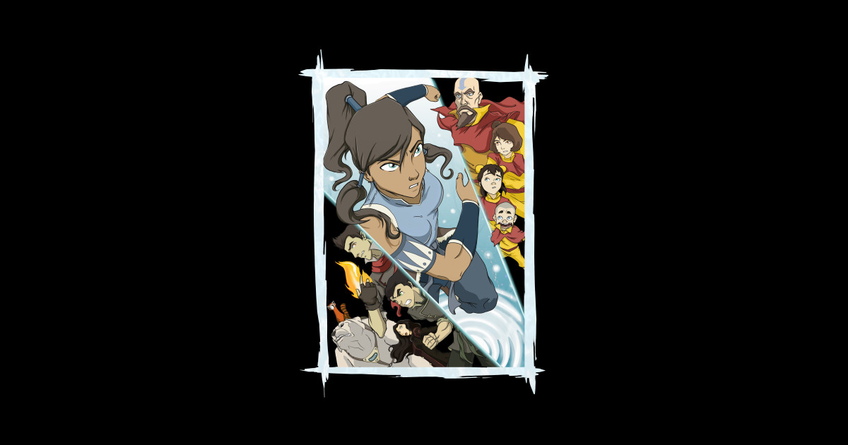 Korra Collage - Korra - Sticker | TeePublic
