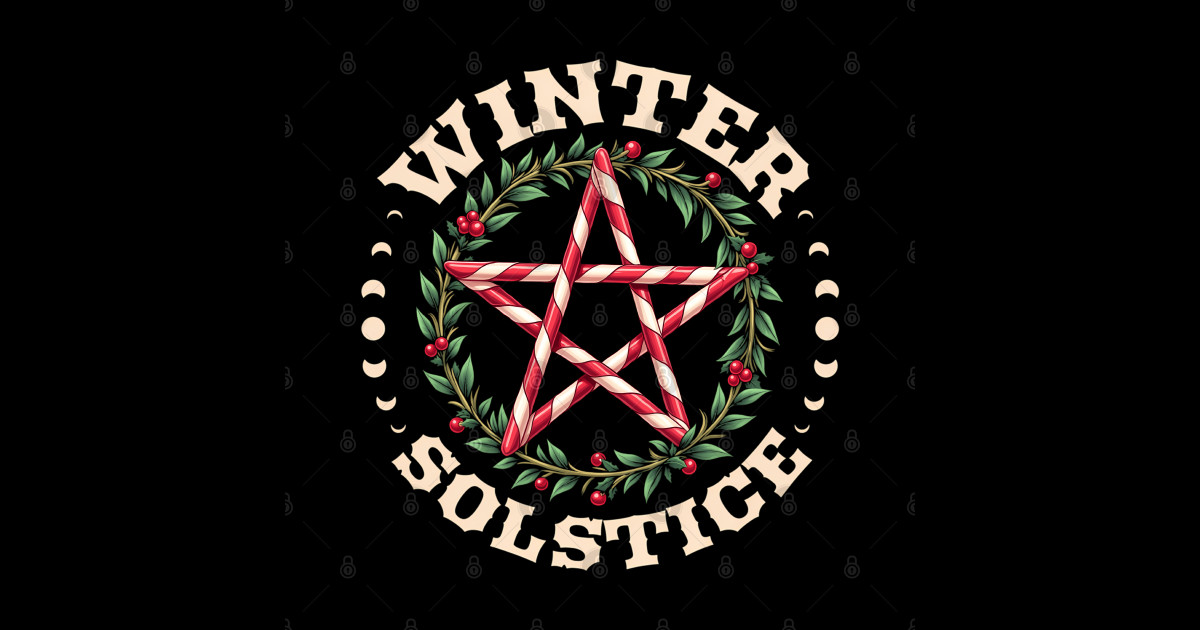 Winter Solstice Yule Pagan Wiccan - Winter Solstice - Sticker | TeePublic