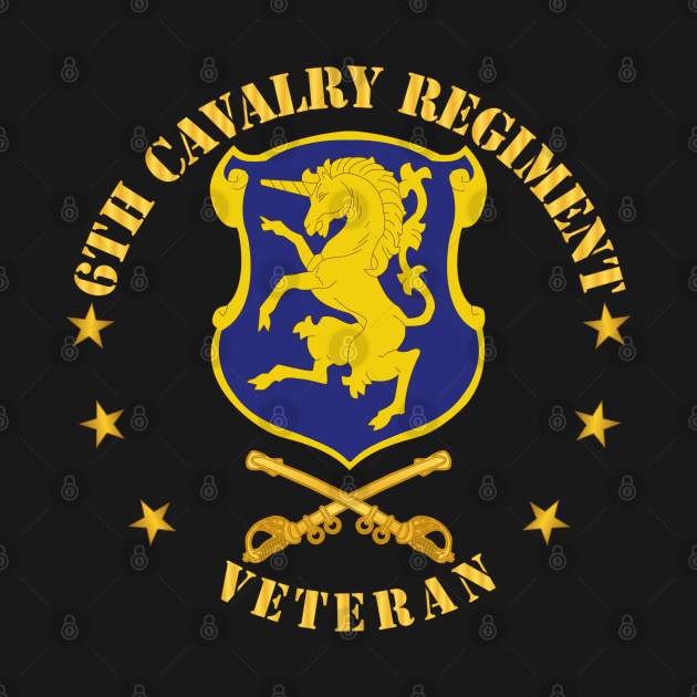 6th Cavalry Regiment Veteran w Cav Branch - Fort Hood - Long Sleeve T ...