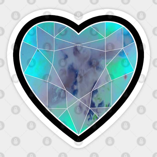 Galaxy heart - Galaxy Heart - Sticker | TeePublic