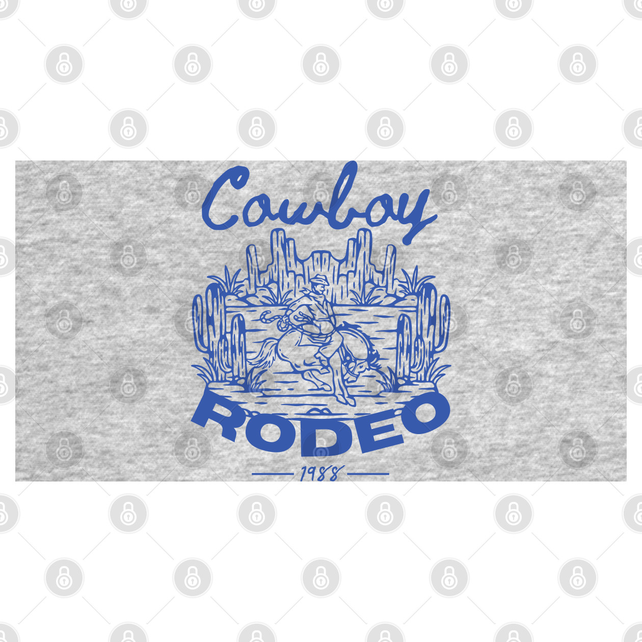 Vintage Cowboy Rodeo – Western 1988 - Cowboy - T-Shirt | TeePublic