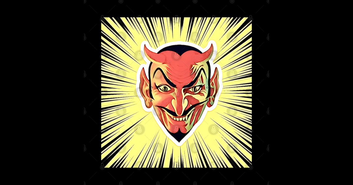 Old Scratch - The Devil - Sticker | TeePublic