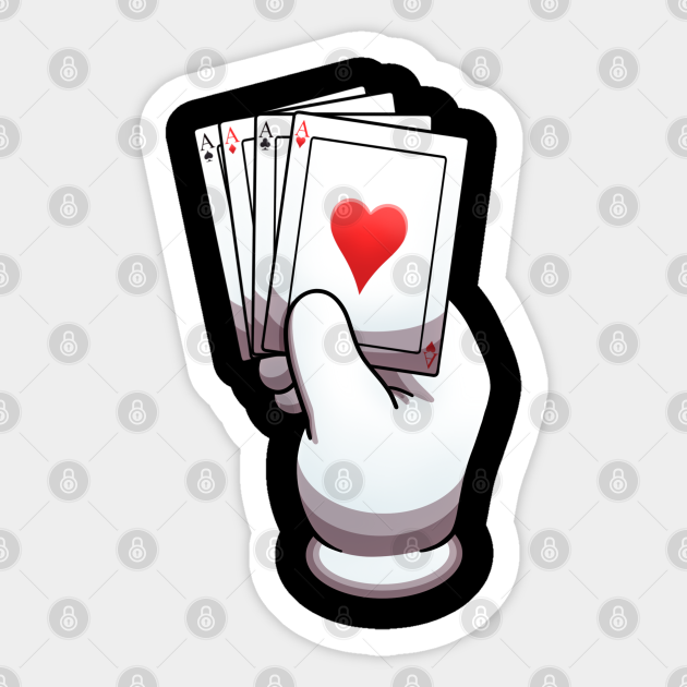 Cartoon Hand With Glove Holding Pack Of Cards - Cartoon Hand Holding ...