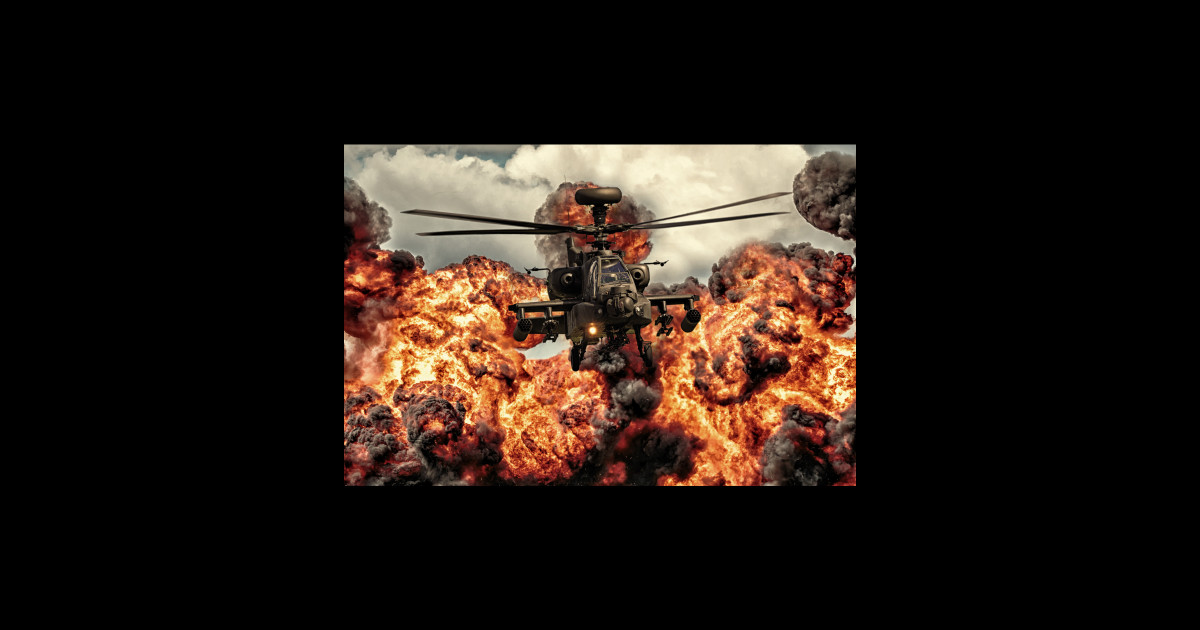 Apache Hellfire - Apache - Sticker | TeePublic