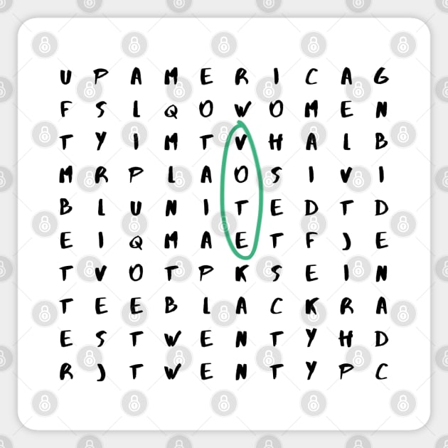 2020 Election Word Search Design - 2020 Election - Sticker | TeePublic