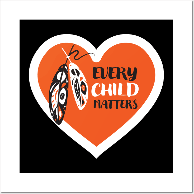Every Child Matters Orange shirt day heart logo design - Every Child ...