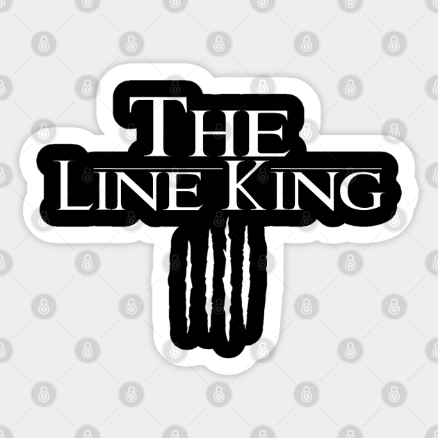 The Line King - Drugs - Sticker | TeePublic