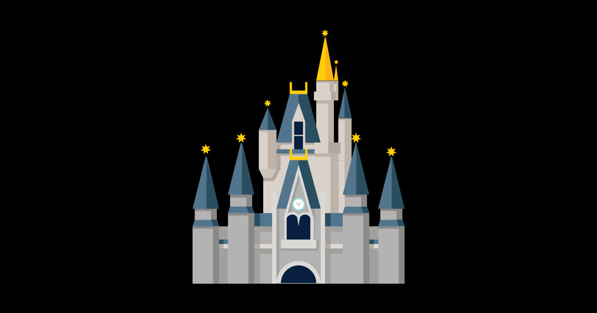 Cinderella Castle - Disney - Sticker | TeePublic