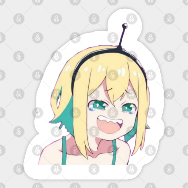 Laughing Pikamee Amano - Pikamee Amano - Sticker | TeePublic