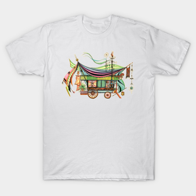 Retro Gypsy Cart - Gypsy Cart - T-Shirt | TeePublic