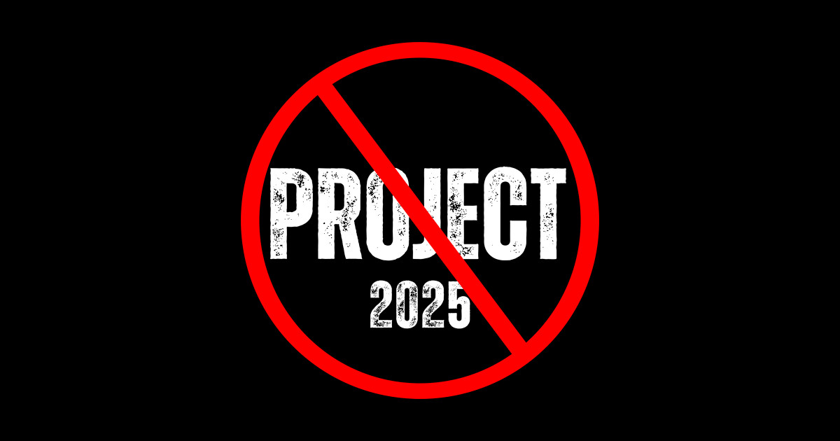 Stop the Project 2025 - Stop Project 2025 - Sticker | TeePublic