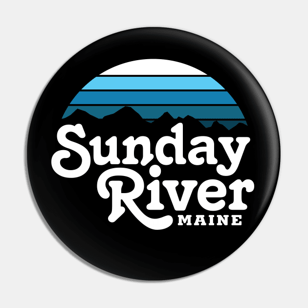 Sunday River - Ski - Pin | TeePublic