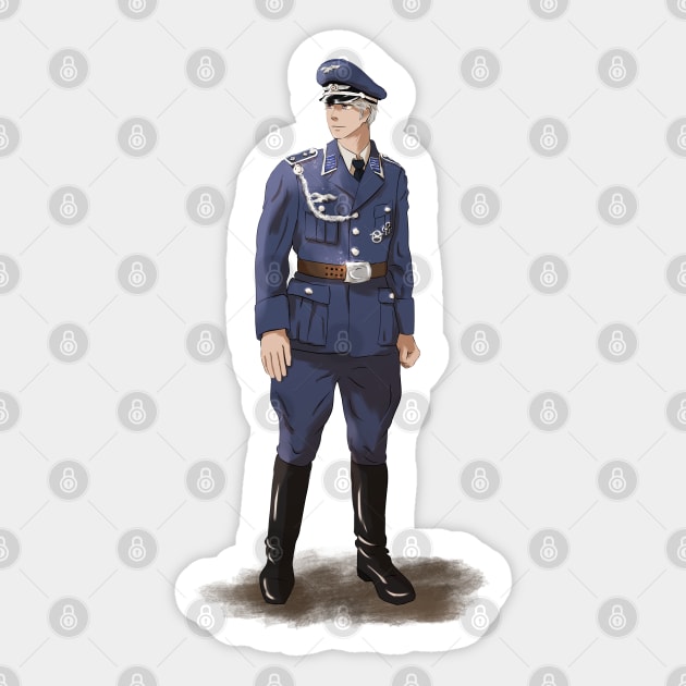 Luftwaffe Prussia - Hetalia - Sticker | TeePublic