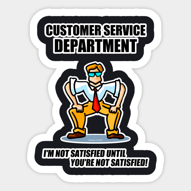Customer Service Department - Customer Service Associate - Sticker ...
